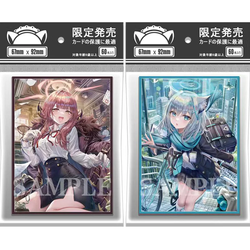 60pcs-set-Blue-Archive-Sunaookami-Shiroko-Flash-Card-Sleeve-PTCG-Anime ...