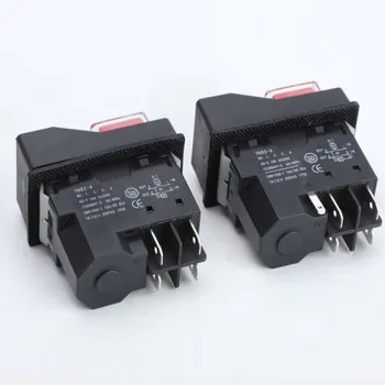 1PC AC250V 16A Waterproof Electromagnetic Push Button switch 4/5Pin Can ...