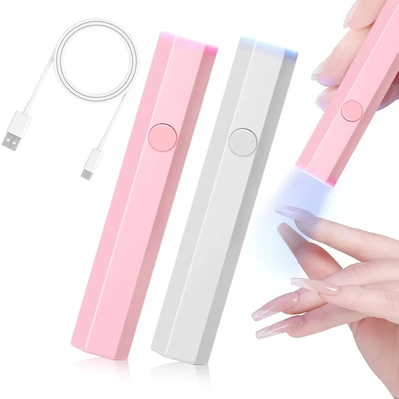 Portable Handheld Mini Nail Lamp For All Gel Polish Quick Dry USB Nail ...