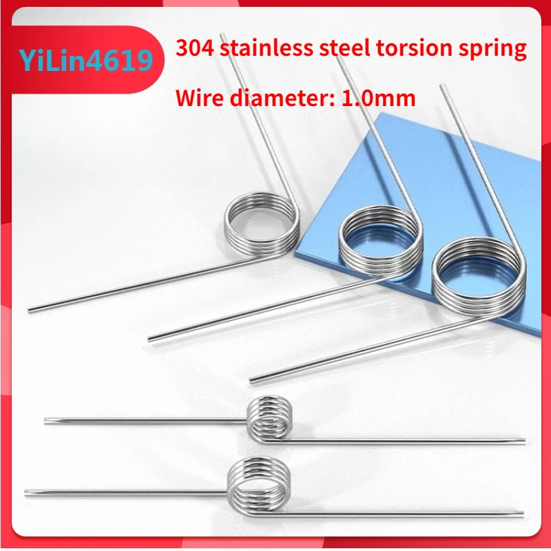 304 Stainless Steel Torsion Spring 1.0mm Wire Diameter, High Quality ...