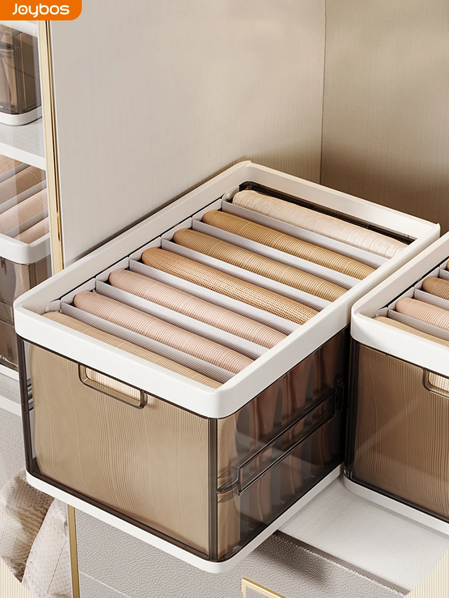 Joybos caja de almacenamiento para el hogar, organizador de cajones, cesta organizadora de ropa ...