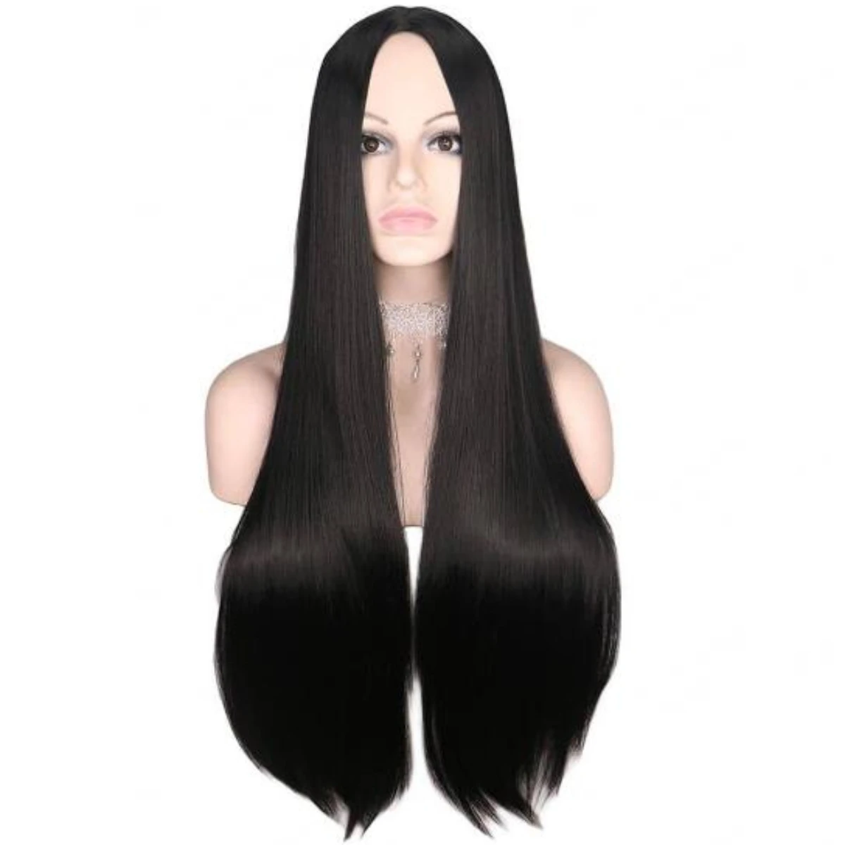 Madness Returns Alice Cosplay Wigs Long Straight Black Heat Resistant ...