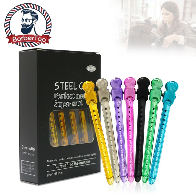 12Pc-Box-Hairpin-Duckbill-Hairpin-Aluminum-Hairdressing-Clip-Hair-Fixed ...