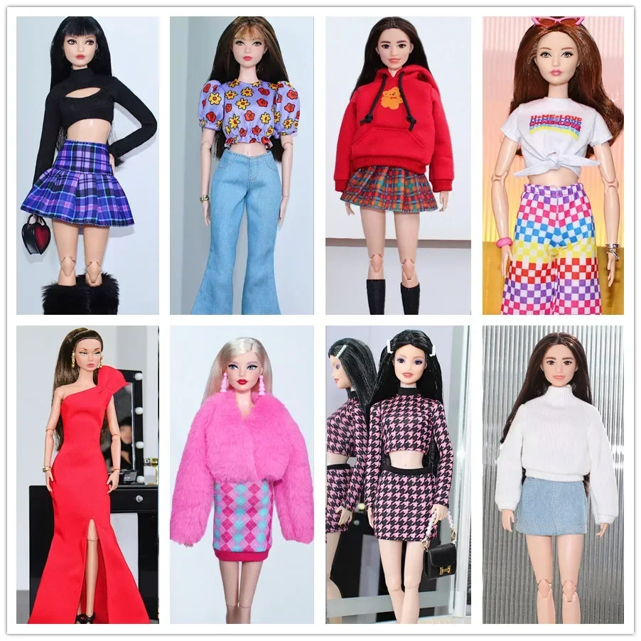 Barbie-Doll-Outfit-Set-Conjunto-de-Roupas-Exquisite-Vestido-da-Moda ...
