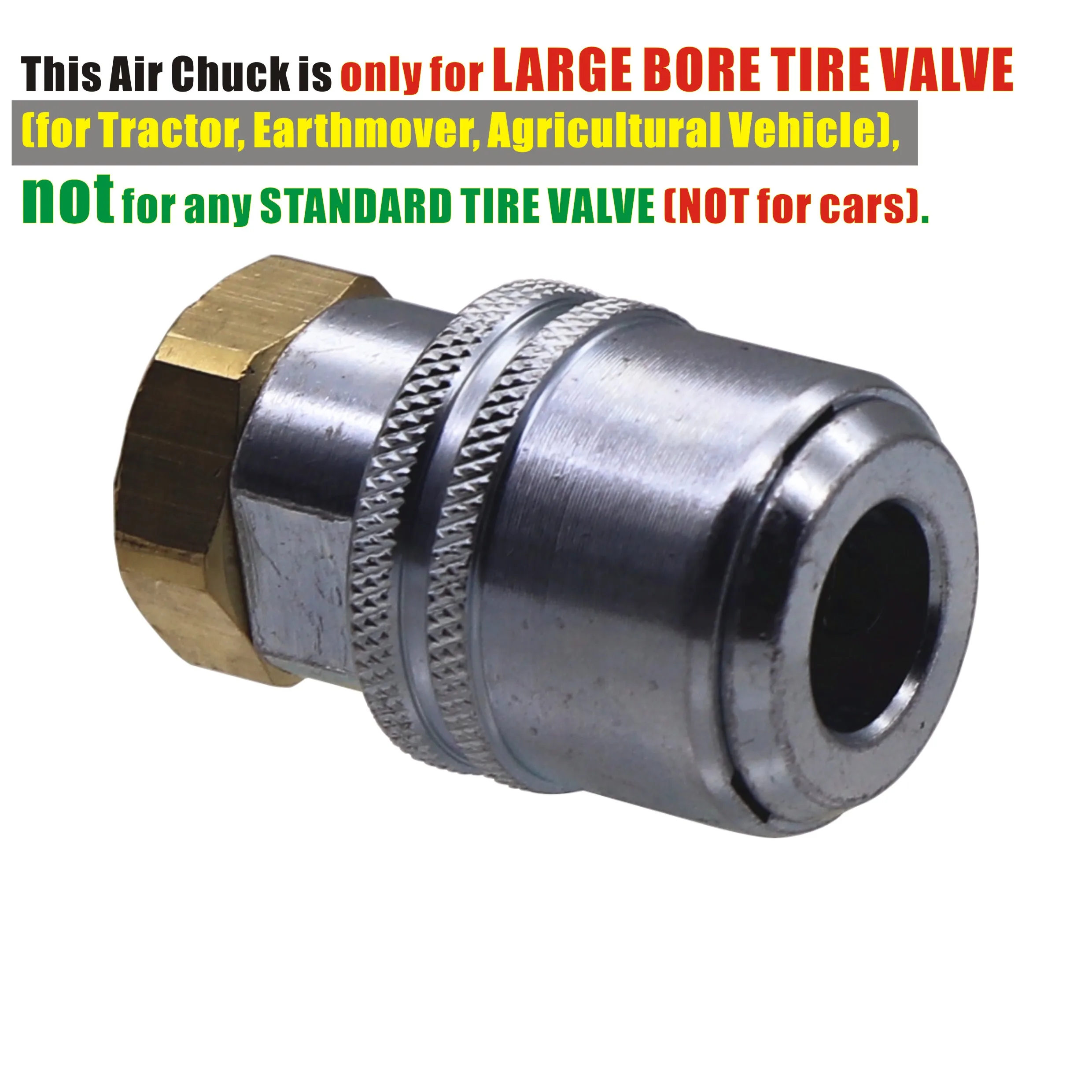 Large-Bore-Lock-On-Air-Chuck-Closed-End-Nickle-Plated-Brass-1-4-NPT ...