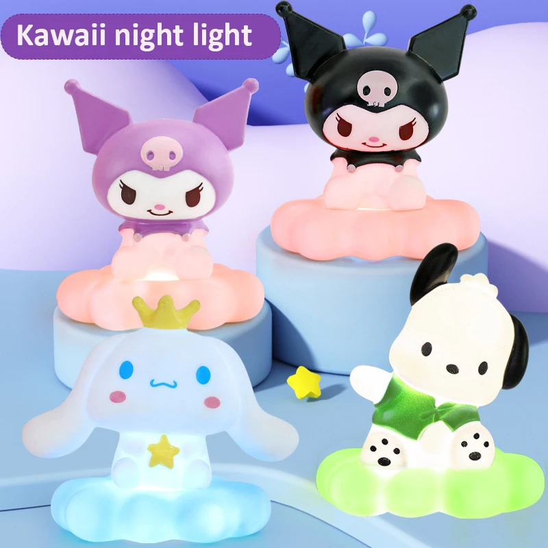 Sanrioed-luz-de-noche-Led-Cinnamoroll-Kurimo-Pochacco-Cloud-molde-3D ...