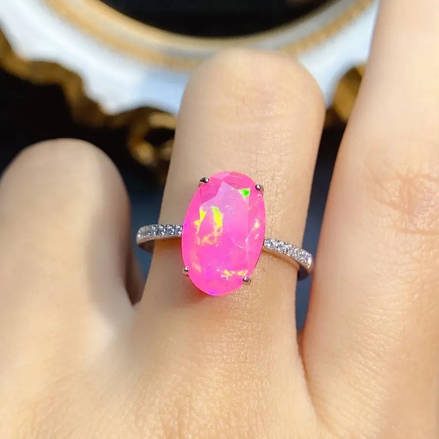 Pink Fire Opal Jewelry