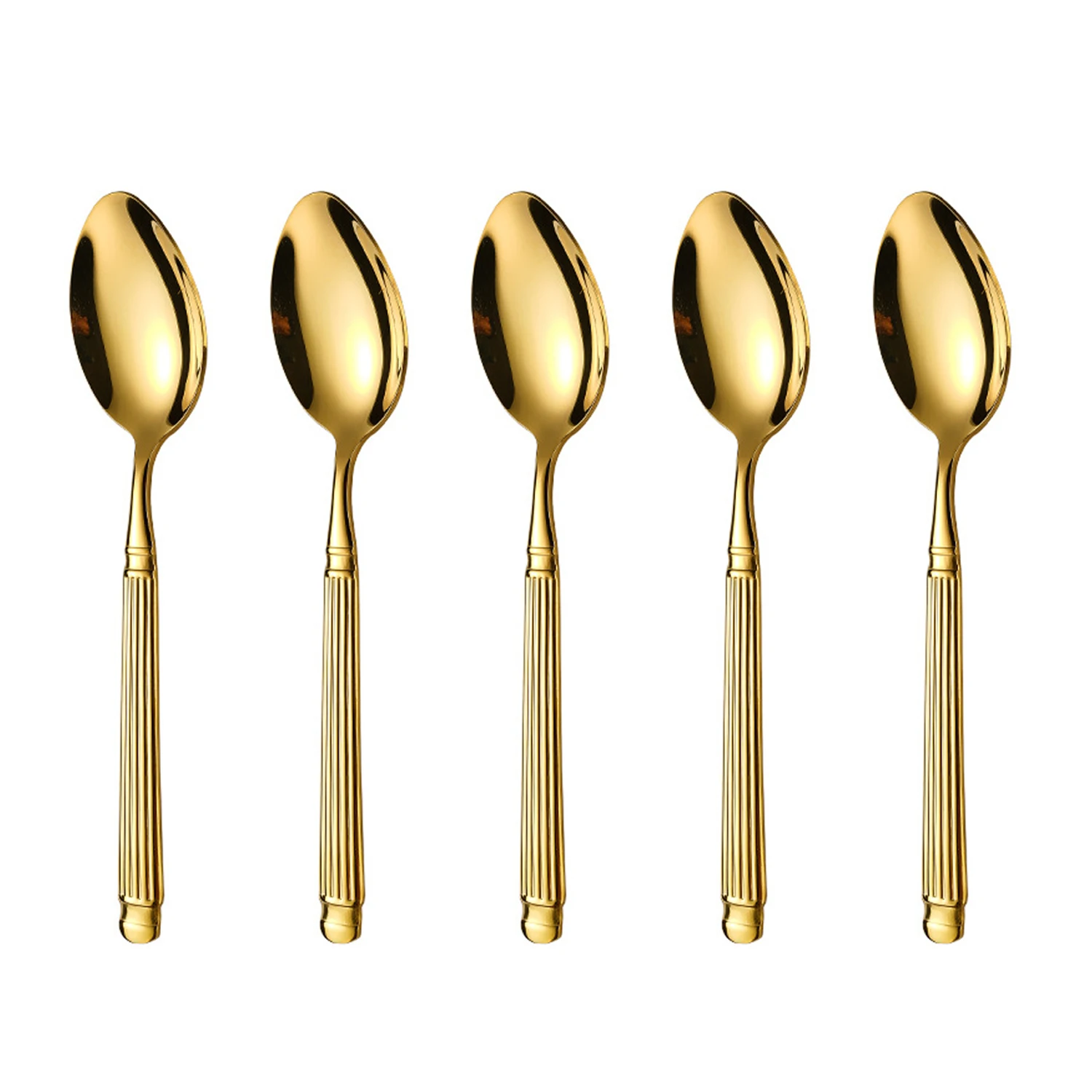 Deluxe espresso spoon set -5 pieces - Mini coffee spoon, stainless ...