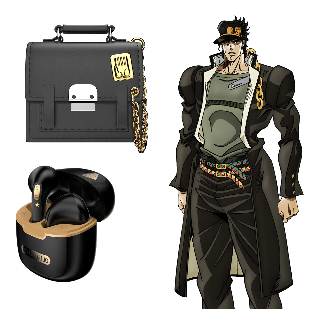 Anime-JoJo-s-Bizarre-Adventure-Kuj-J-tar-Wireless-Bluetooth-5-2 ...