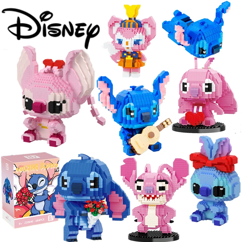 Funny Disney Lilo and Stitched Miniature Block Hot Selling Stitch ...