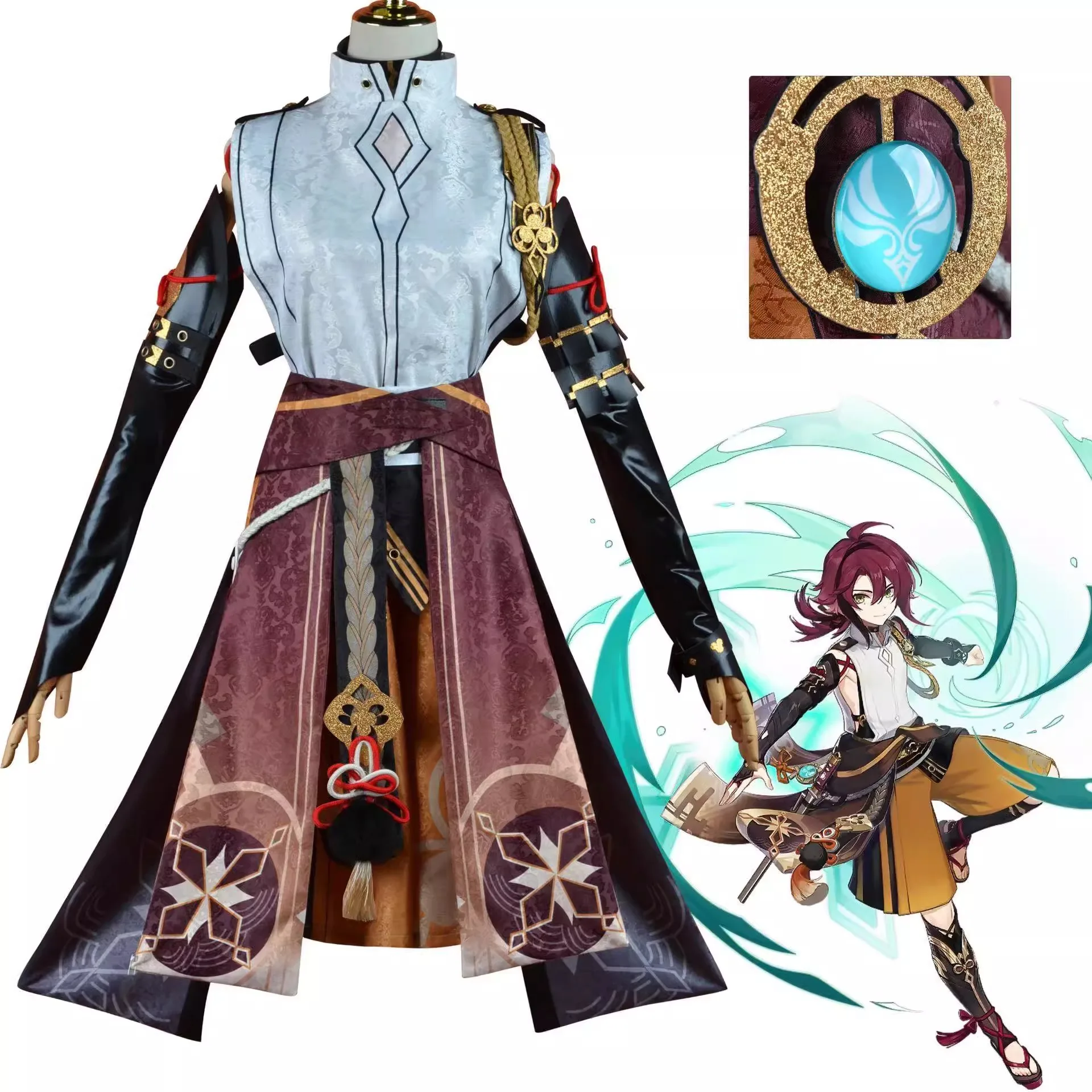 Shikanoin-Heizou-Cosplay-Costume-Wig-Full-Set-with-Accessories-Impact ...