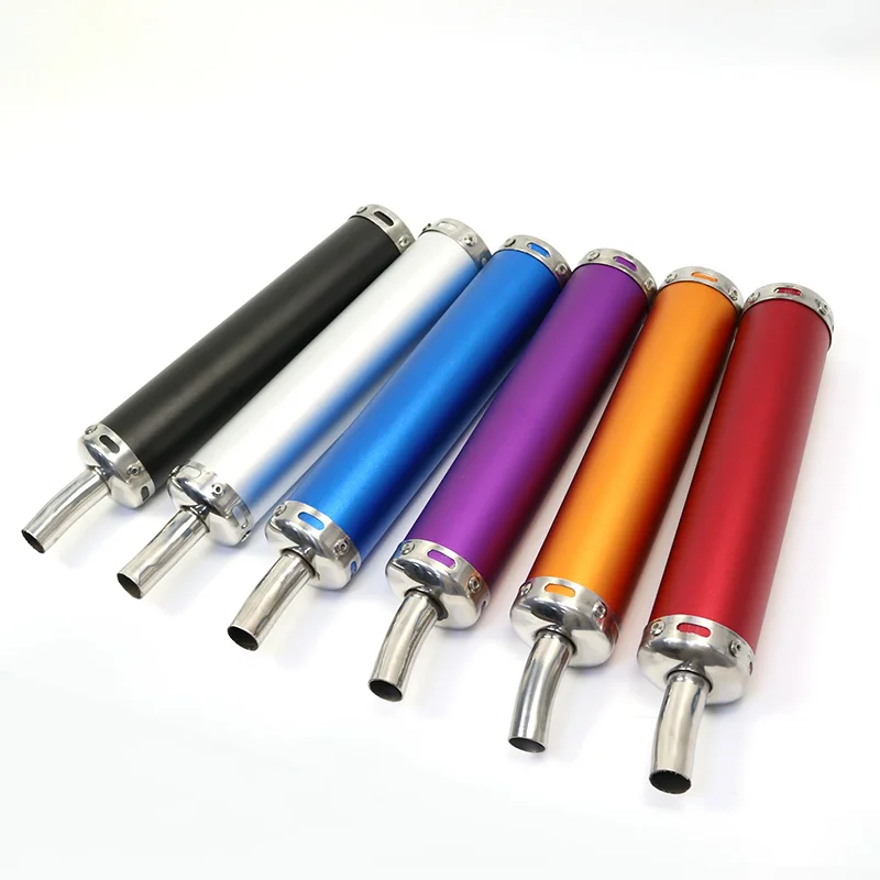 Motorcycle Exhaust Muffler Pipe Adjustable Silencer Street Scooter ...