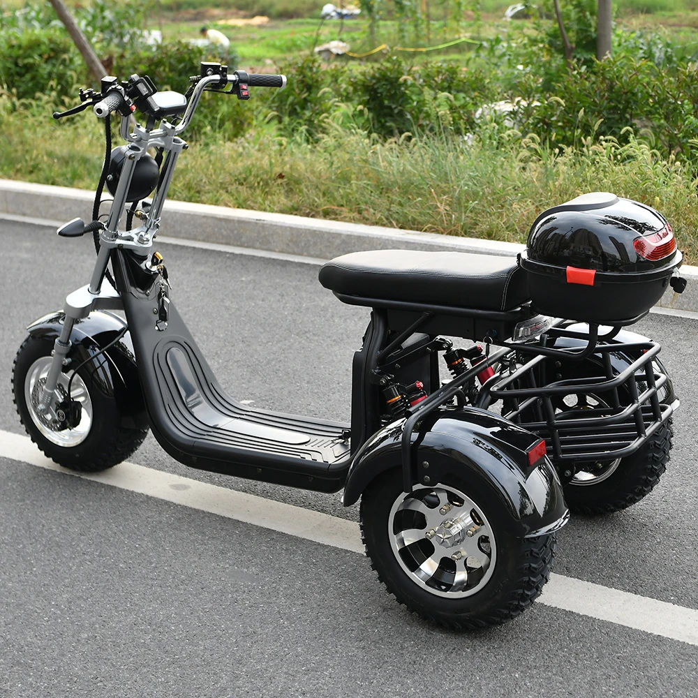 Adult Electric 3 Wheel Scooter 2000W Motor Max Speed 35-45KM/H Max Load ...