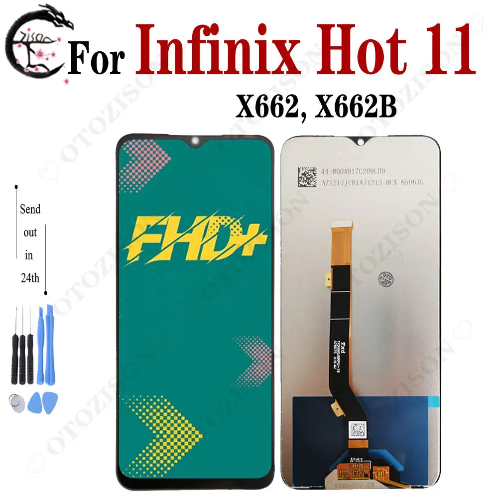 6.6" Display For Infinix Hot 11 LCD X662 X662B Screen Touch Digitizer ...