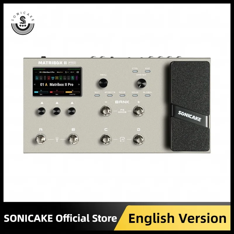 SONICAKE Matribox II Pro 4.3“ touch screen Guitar Bass Amp Modeling IR ...