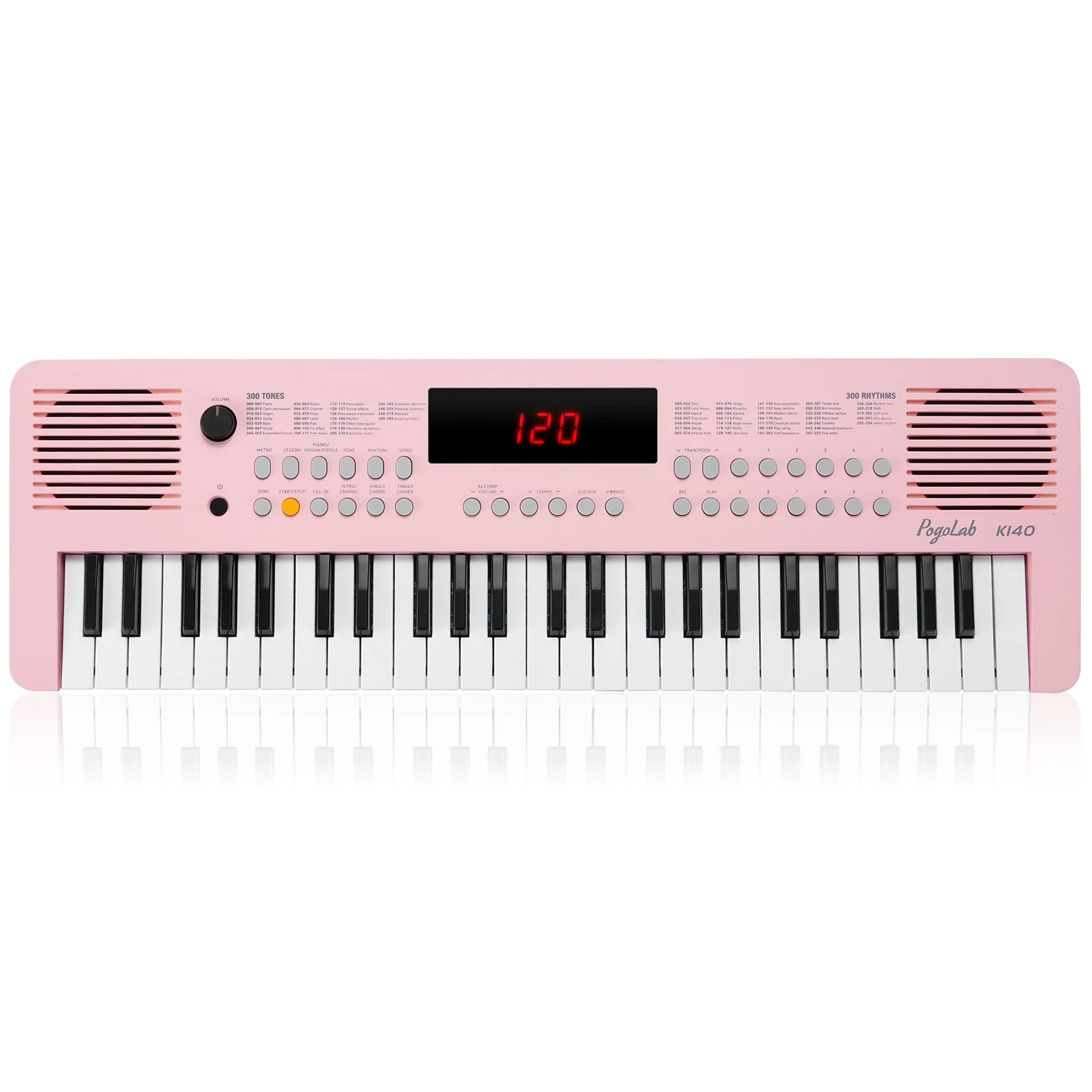 K140 49 Keys Mini Keyboard Piano Small Electric with 80 Songs 300 ...