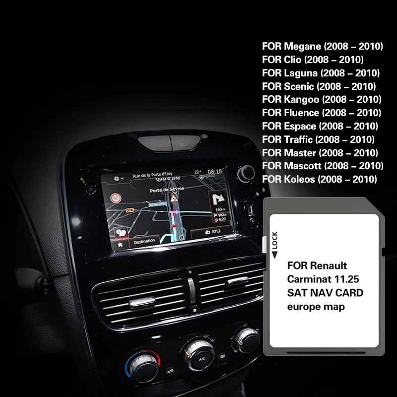 SD-Card-8201753026-for-Renault-Megan-Clio-Laguna-Scene-Carminat-11-25 ...