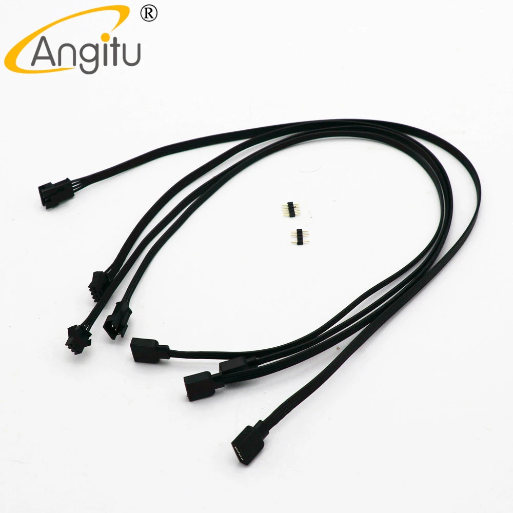 Angitu 12v/5v Rgb Argb Deepcool/phanteks/lian-li/led Light Strip Sm ...