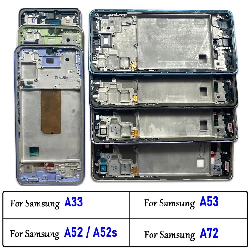 NEW Replacement Front Housing LCD Screen Middle Frame Cover Bezel Plate ...