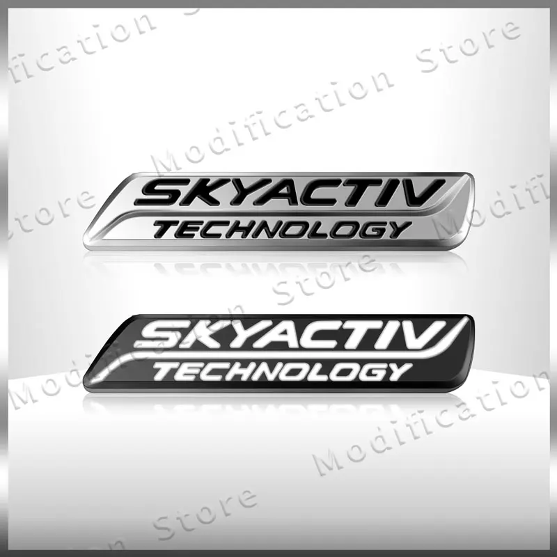 3D SKYACTIV TECHNOLOGY Logo Car Rear Trunk Badge Emblem Sider Fender ...