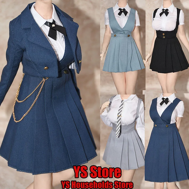 1/6 Scale Female Soldier JK Uniforms Waist/Chest Guard Design Pleated ...
