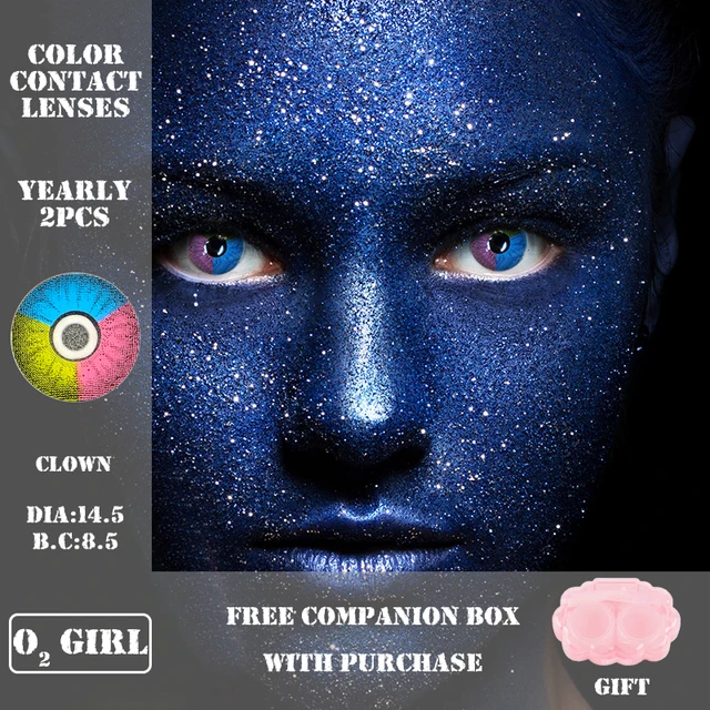 Scary Clown Contact Lenses