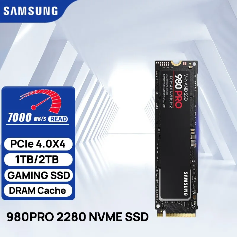 SAMSUNG 980 Pro 2TB 1TB 500G SSD NVMe PCIe 4.0 M.2 2280 Disk Drives for PS5 PlayStation 5 Laptop ...