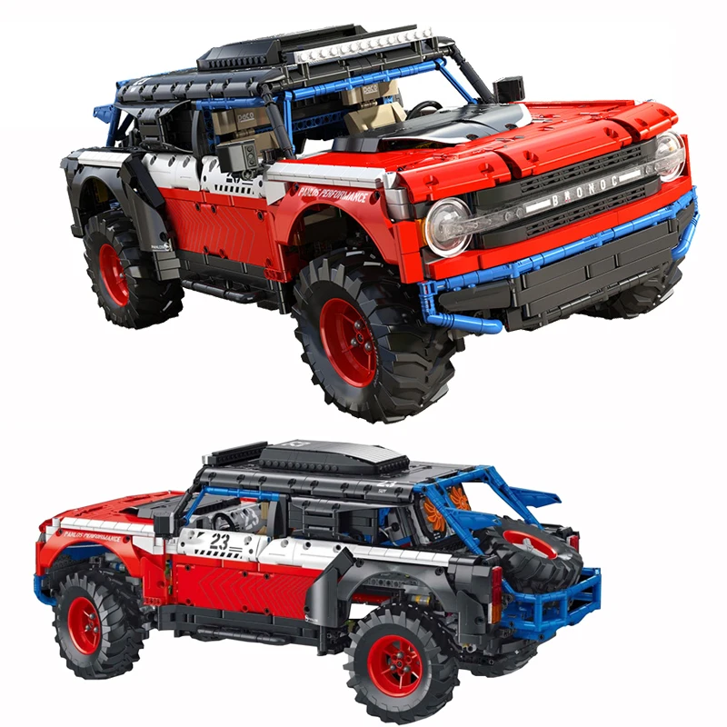 2023 New 2920pcs Technical Bronco SUV Building Blocks Model MOC ...