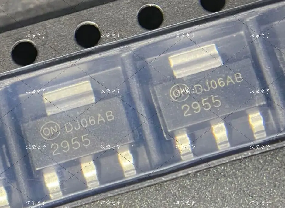 50pcs/lot Original High Quality Ndt2955 2955 Sot-223 P Channel 60v 2.5a ...