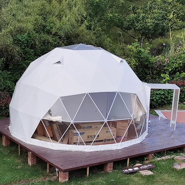 Transparent Geodesic Luxury Dome Hotel Manor Tents Resort Forest ...