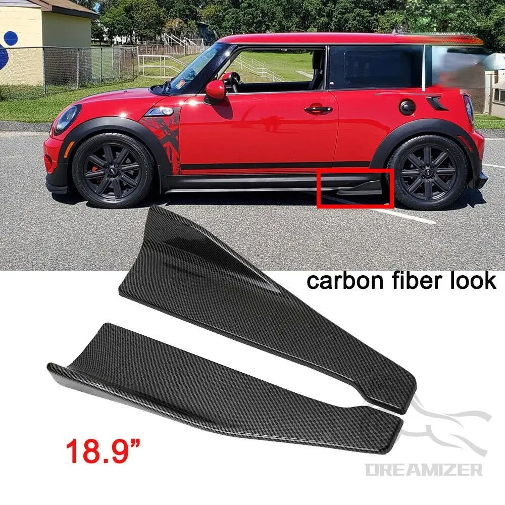 48cm-Car-Skirt-Spoiler-Rear-Lip-Side-Skirt-Winglets-Diffusers-Extension ...