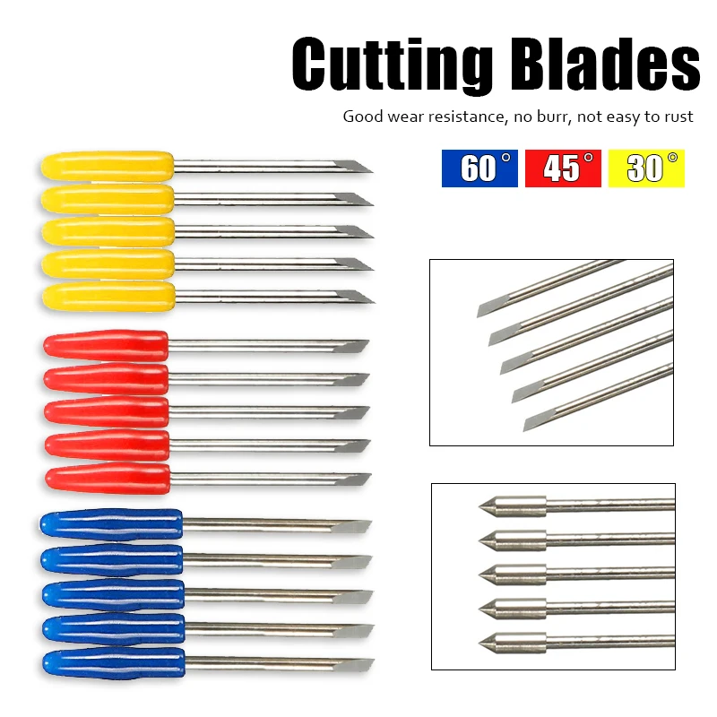 5Pcs-30-45-60-Degree-Vinyl-Cutter-Engraving-Machine-Blades-Cutter ...