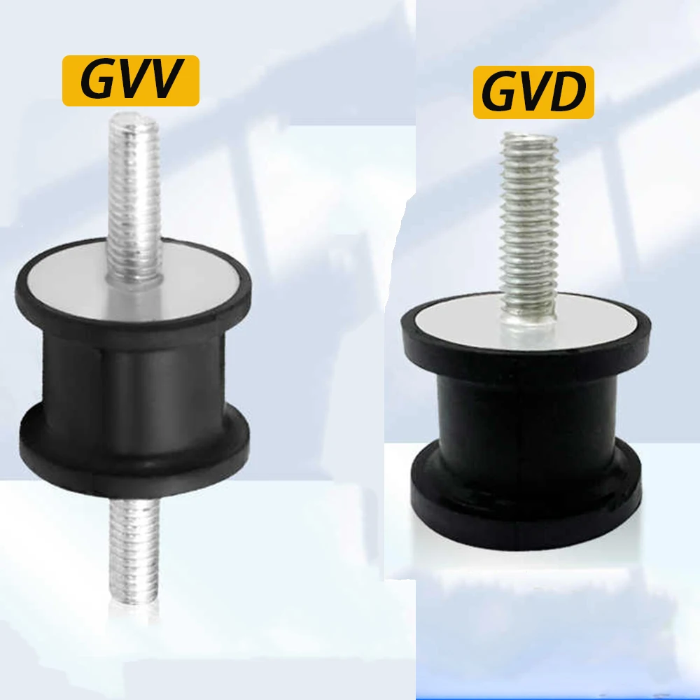 GVV/GVD-Type Shock Absorber M6 M8 Male-Male Thread Rubber Shock ...