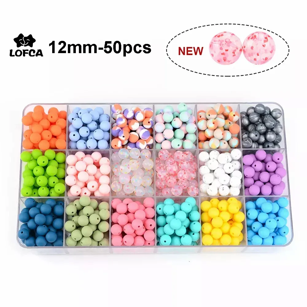 Baby Free Bpa Silicone Teether | Silicone Beads Pacifiers 12mm ...