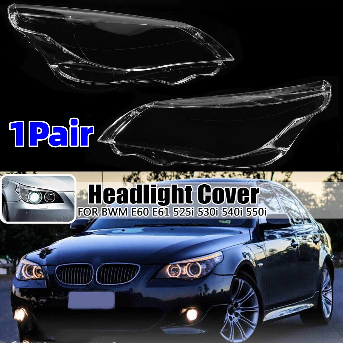 For BMW 5-Series M5 E60 E61 525i 530i 545i 550i 2003-2010 Left+Right ...