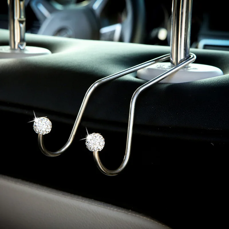 2pcs-Ca-Back-Seat-Stainless-Steel-Hooks-with-Rhinestone-Decor-Car ...