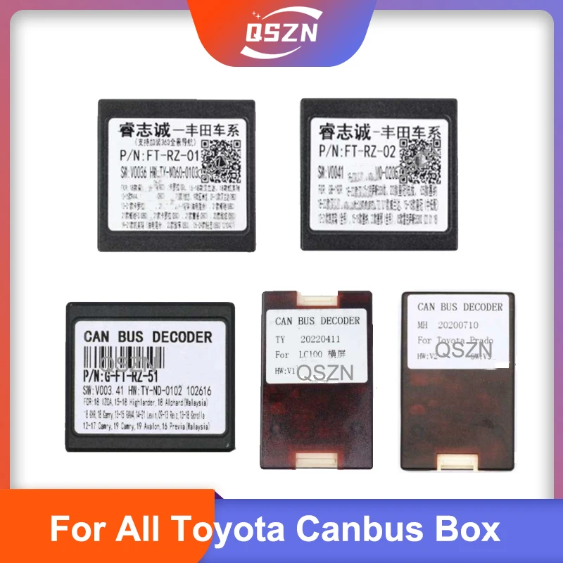 Car Adapter With Canbus Box Amplifier Decoder For Toyota Camry RAV4 ...