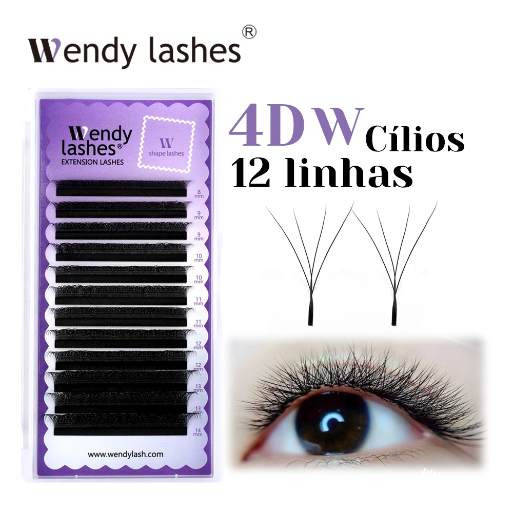 4D-W-Eyelash-Extensions-Makeup-W-Style-Fake-Eyelashes-Soft-Natural ...