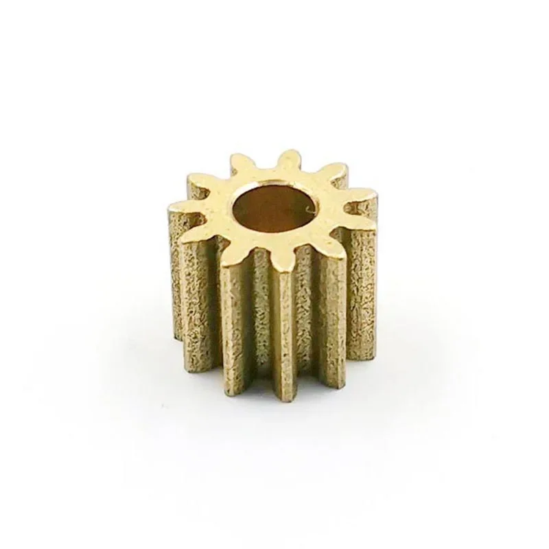 11T 0.8M Copper Gear 11 Teeth OD=10.4mm Brass Pinion Motor Parts 114A ...