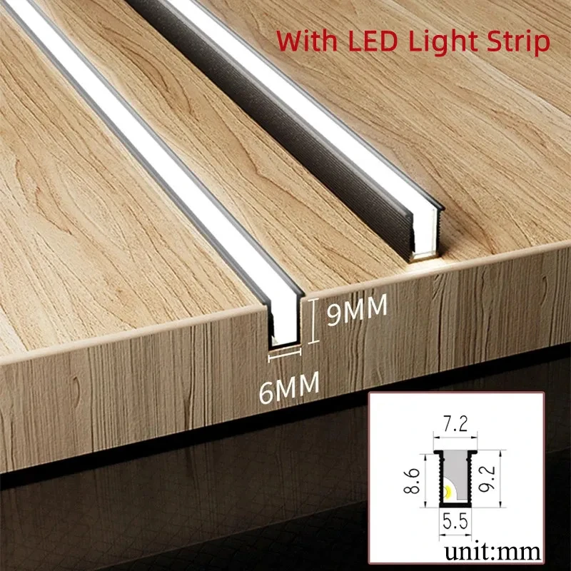 LED-ultra-fino-embutido-sob-o-arm-rio-barra-de-luz-invis-vel-estante-de ...