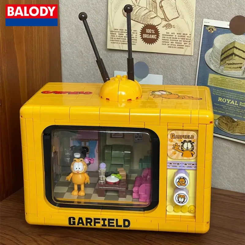 BALODY-GARFIELD-bloque-de-construcci-n-modelo-de-TV-personaje-de ...