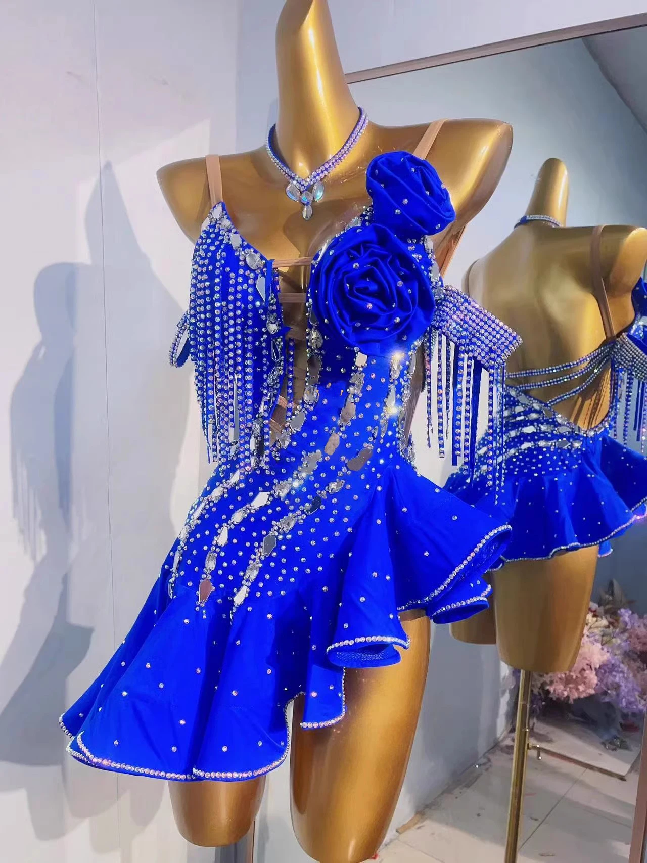 Line-Dance-Clothing-Women-Competition-Latin-Dress-Sexy-Party-Costume ...