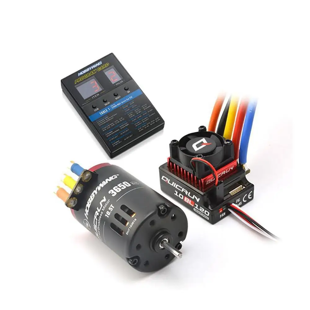 QUICRUN-3650-induction-brushless-motor-10BL120-120A-brushless-ESC-LED-program-box-suitable-for-1 ...