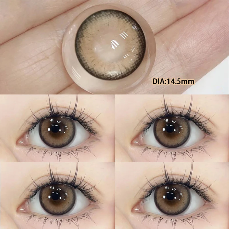 1 Pair Contact Lenses for Eyes Color Pupils Natural Brown Lenses Big ...