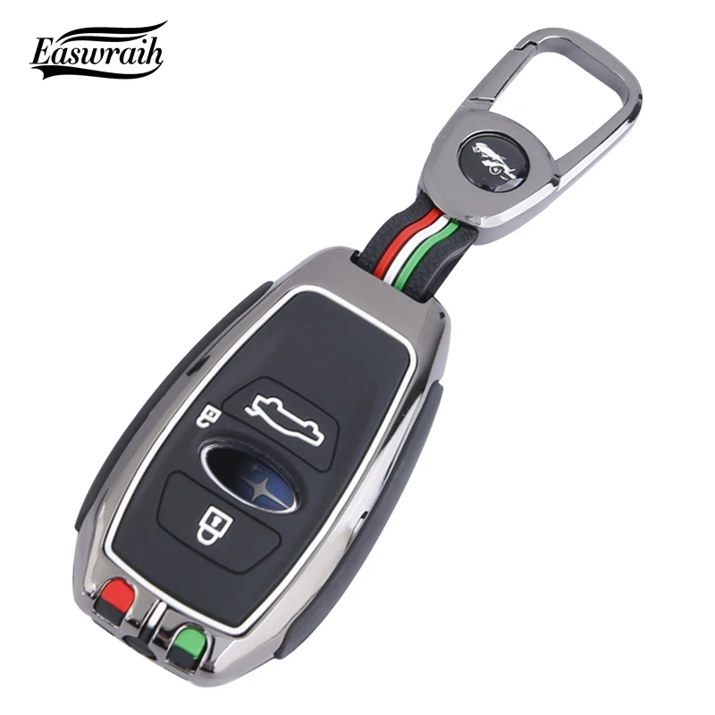 Car Zinc Alloy Silicone Smart Remote Fob Key Case Cover Holder For ...
