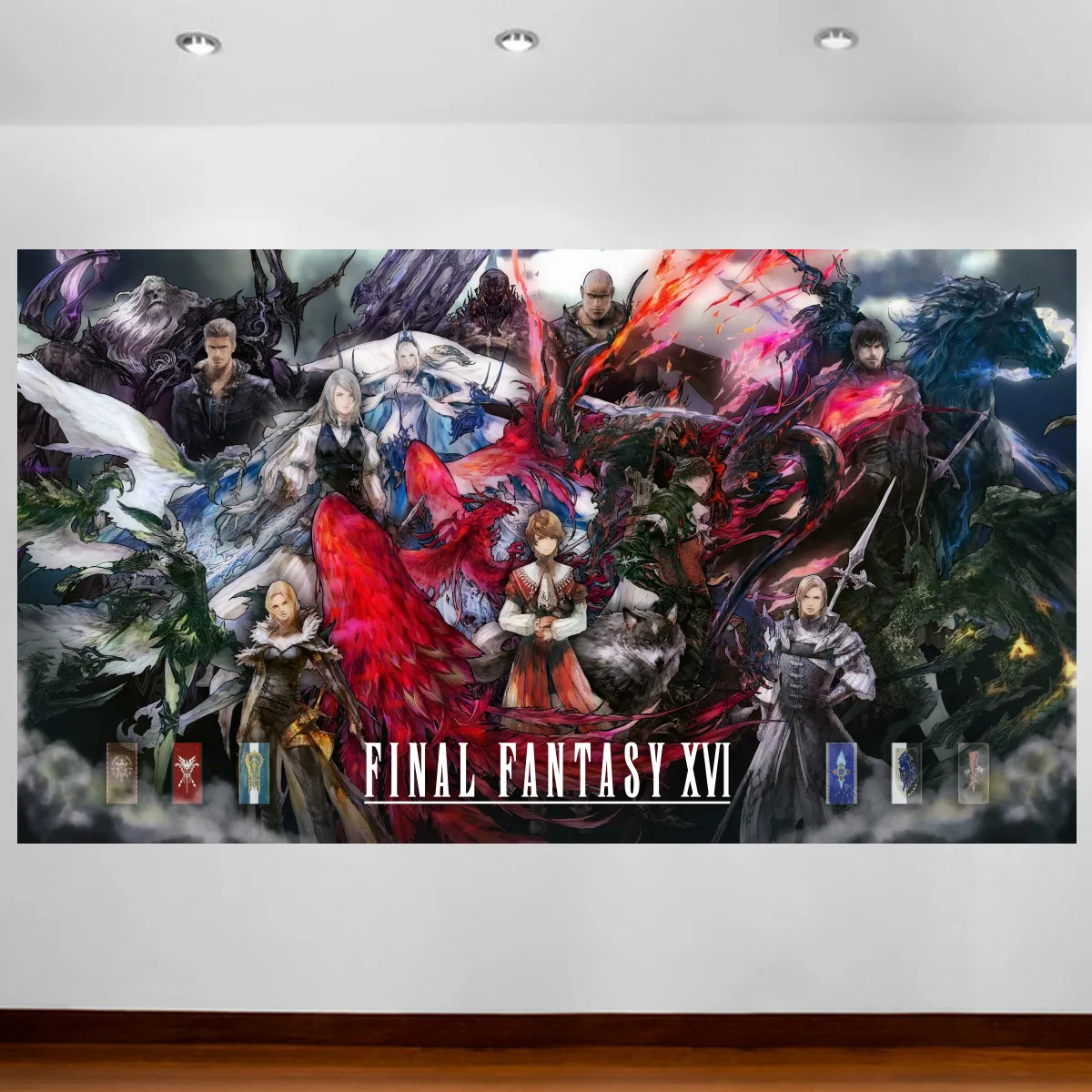 Final-Fantasy-Xvi-Poster-Final-Fantasy-Video-Game-Poster-Canvas-Wall ...