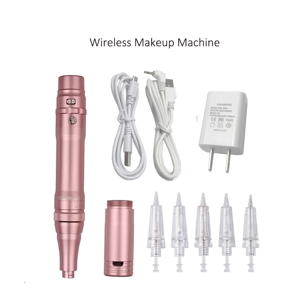 Best Quality Wireless Microneedles Tattoo Eyebrow Machine Pen Permanent ...
