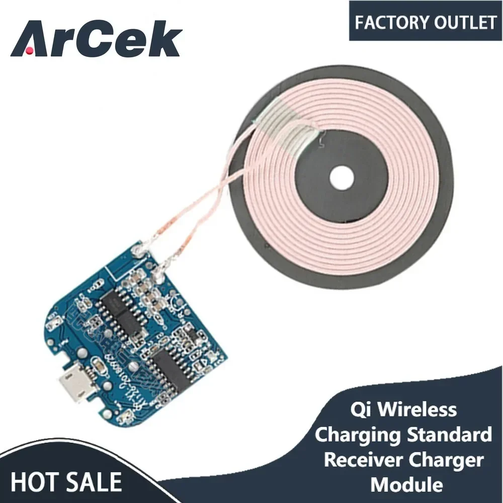 Qi Wireless Charging Standard Receiver Charger Module For Micro USB ...