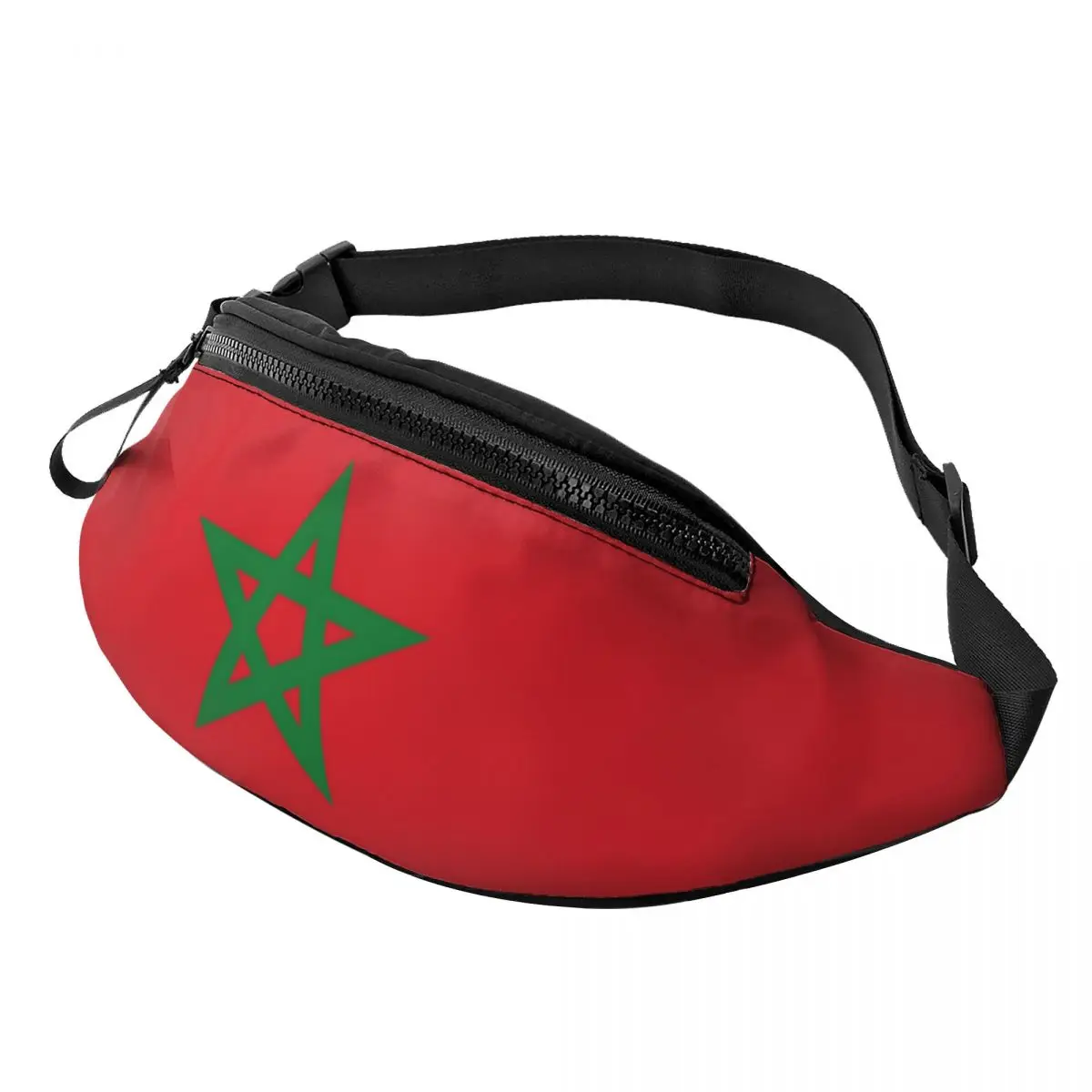 Custom-The-Flag-Of-Morocco-Fanny-Pack-for-Men-Women-Fashion-Crossbody ...