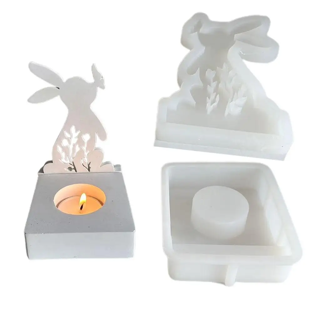 Easter-Rabbit-Kiss-Resina-Glue-Mold-Silicone-Crystal-Decora-o-Moldes ...